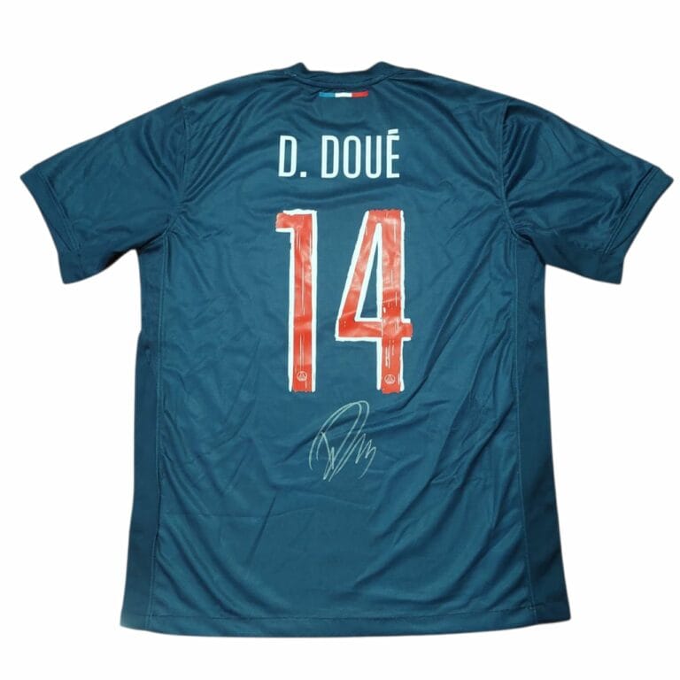 DESIRE DOUE SIGNED PSG FOOTBALL SHIRT - Grandstand Memorabilia