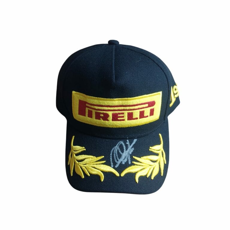 MIKA HAKKINEN SIGNED FORMULA 1 PODIUM CAP - Grandstand Memorabilia