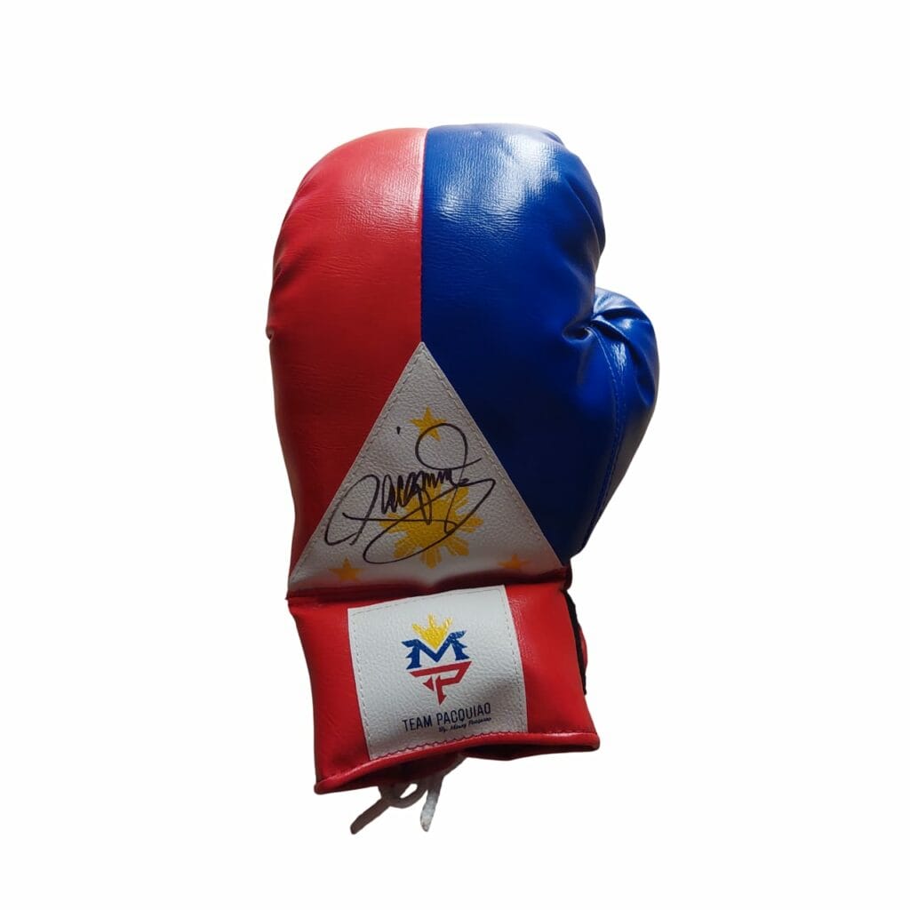 MANNY PACQUIAO SIGNED PHILIPPINE BOXING GLOVE - Grandstand Memorabilia