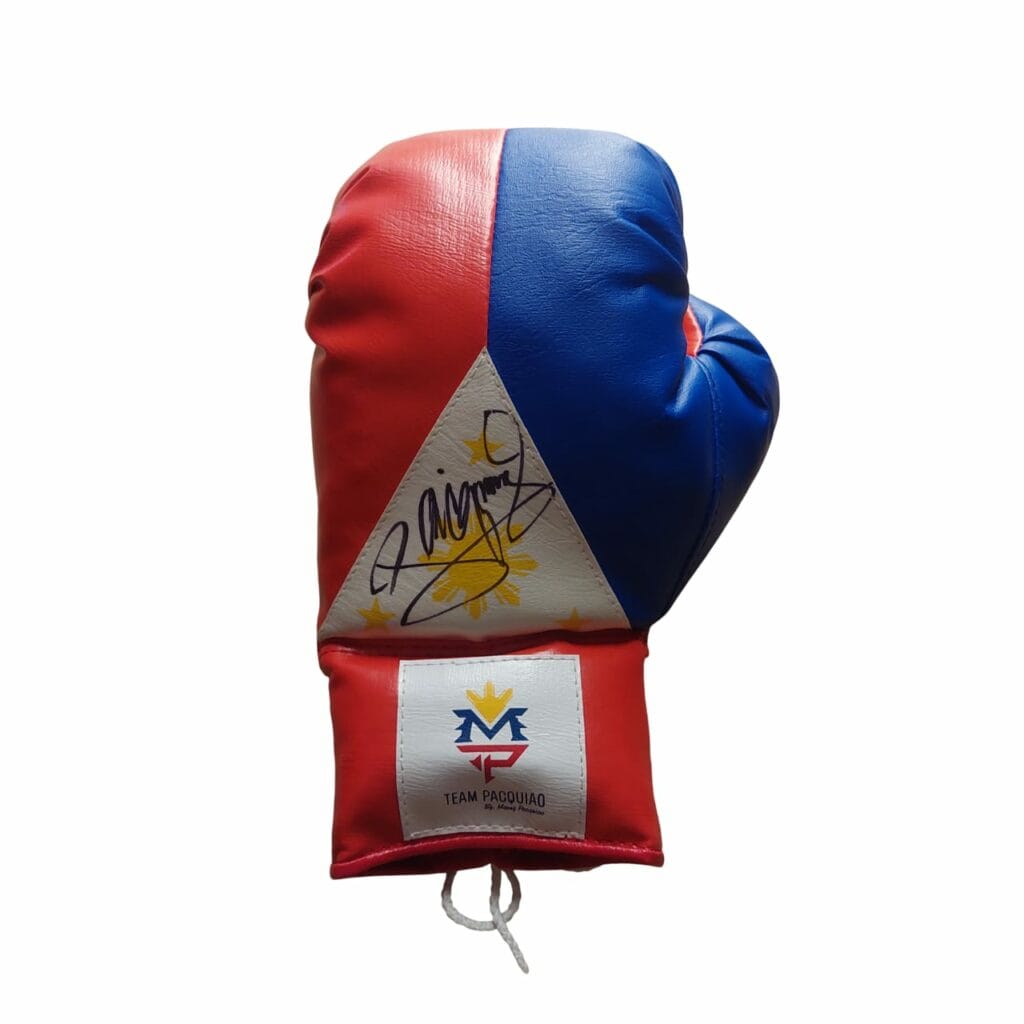 MANNY PACQUIAO SIGNED PHILIPPINE BOXING GLOVE - Grandstand Memorabilia
