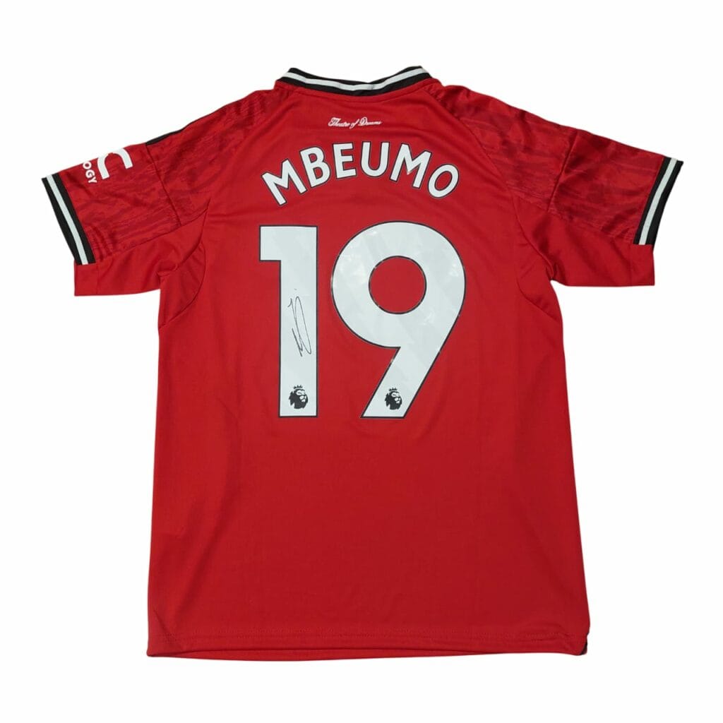 BRYAN MBUEMO SIGNED MANCHESTER UNITED FOOTBALL SHIRT - Grandstand ...