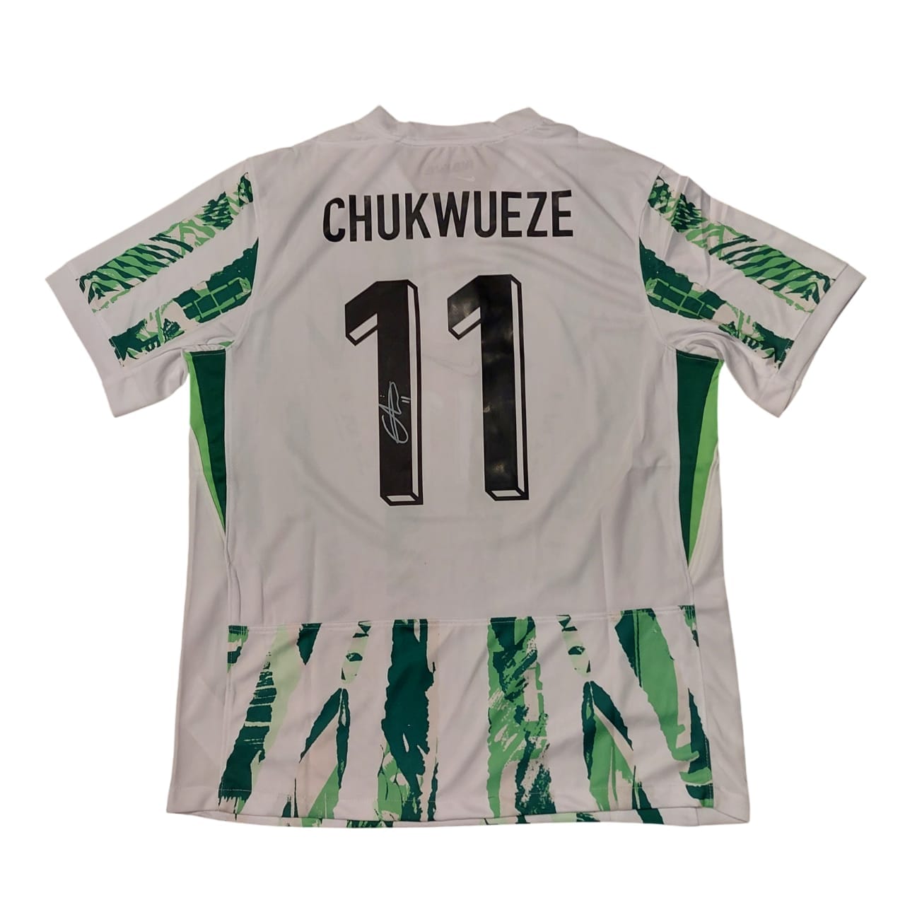 SAMUEL CHUKWUEZE SIGNED NIGERIA FOOTBALL SHIRT - Grandstand Memorabilia