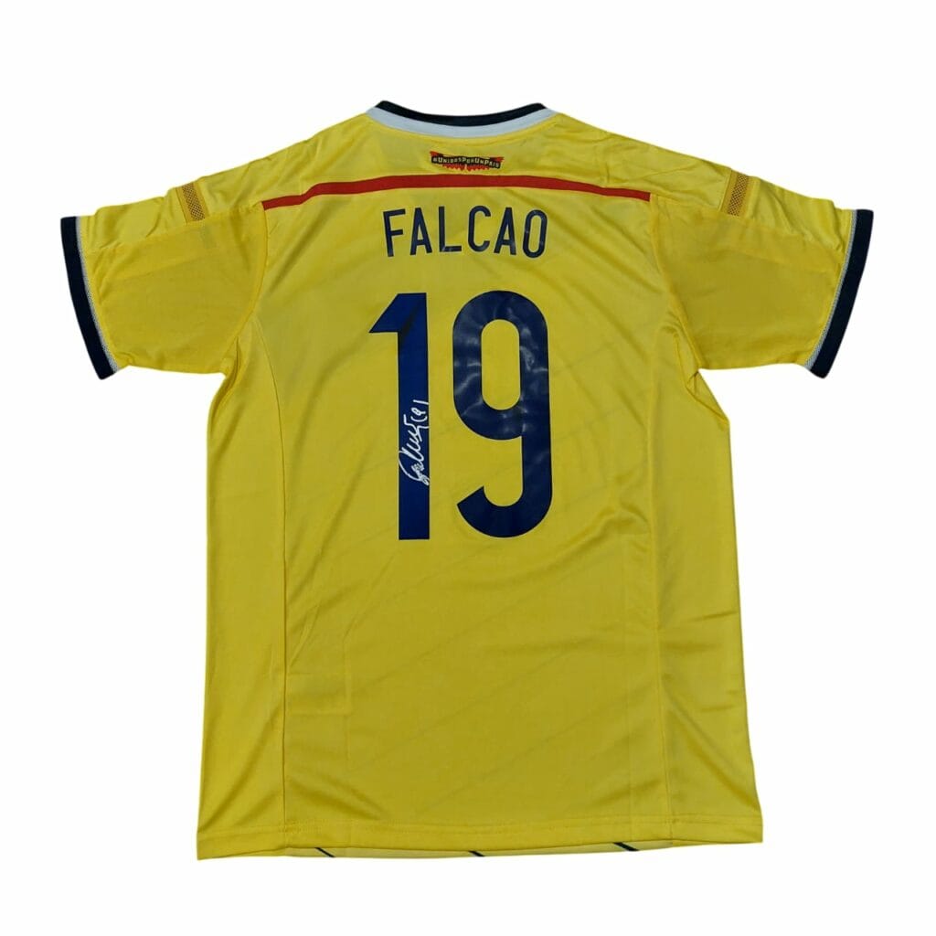 RADAMEL FALCAO SIGNED COLOMBIA FOOTBALL SHIRT - Grandstand Memorabilia