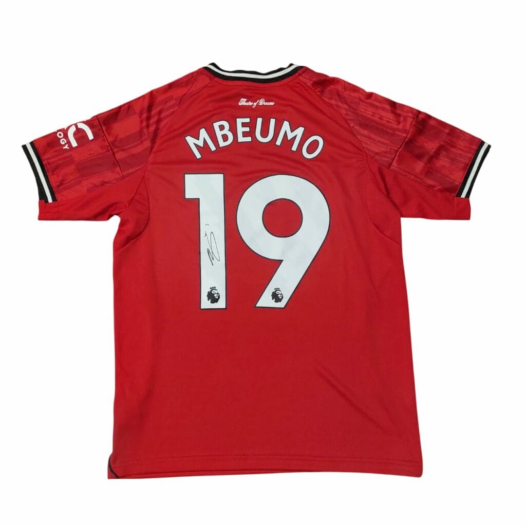 BRYAN MBUEMO SIGNED MANCHESTER UNITED FOOTBALL SHIRT - Grandstand ...