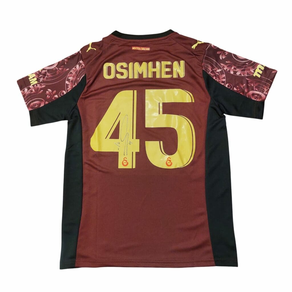VICTOR OSIMHEN SIGNED GALATASARAY FOOTBALL SHIRT - Grandstand Memorabilia