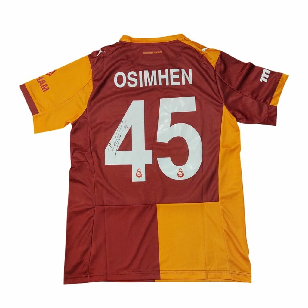VICTOR OSIMHEN SIGNED GALATASARAY FOOTBALL SHIRT - Grandstand Memorabilia