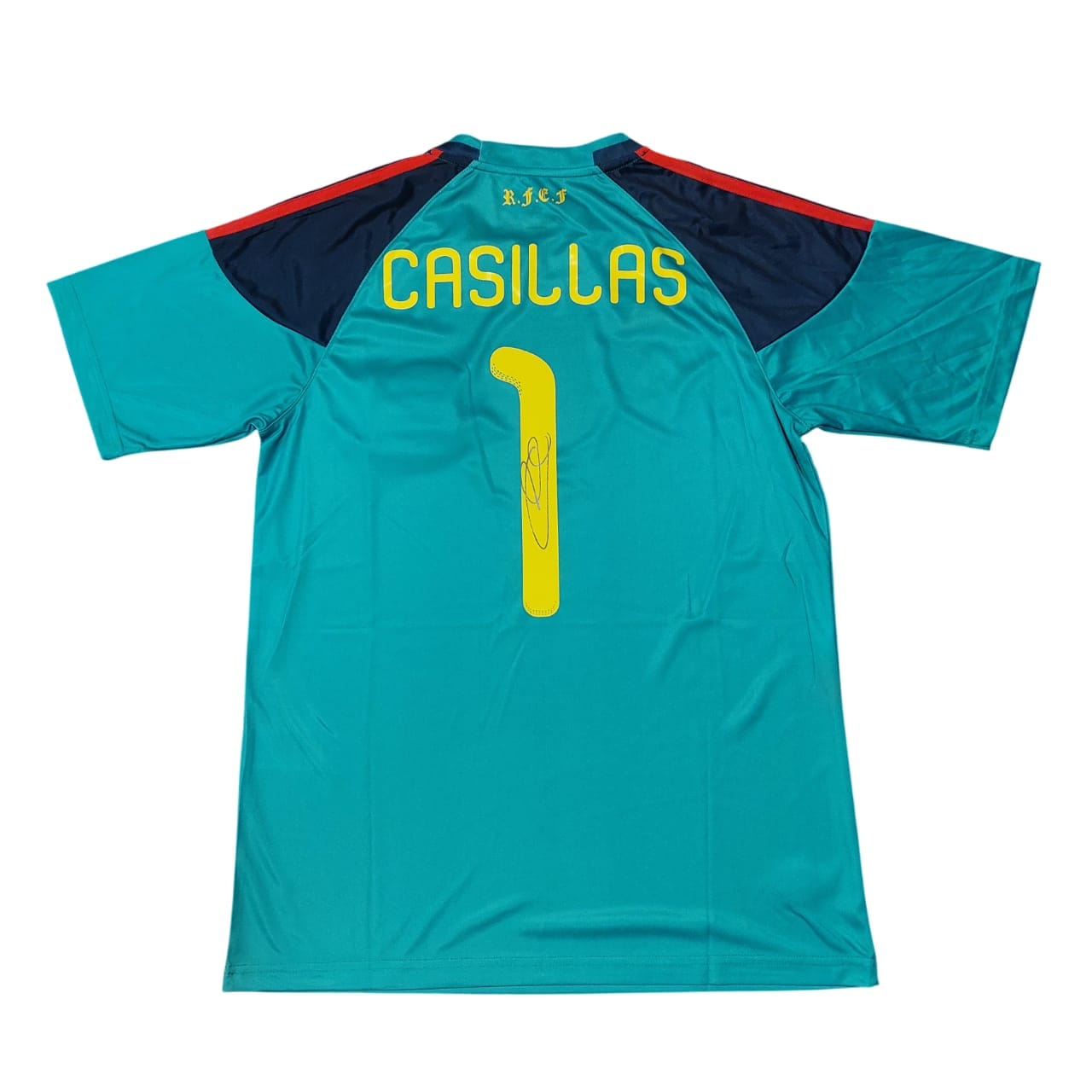 IKER CASILLAS SIGNED SPAIN WORLD CUP FOOTBALL SHIRT - Grandstand ...
