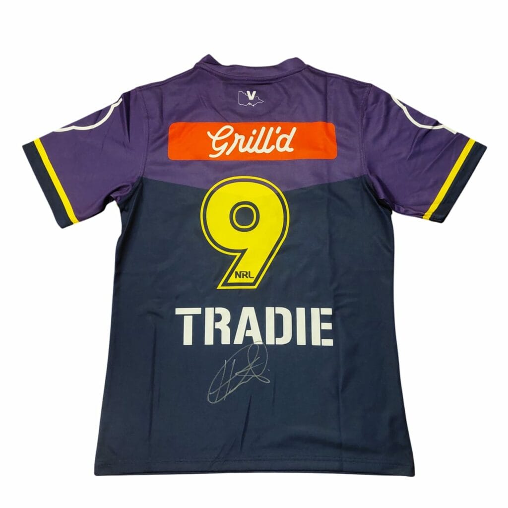 HARRY GRANT SIGNED MELBOURNE STORM JERSEY - Grandstand Memorabilia