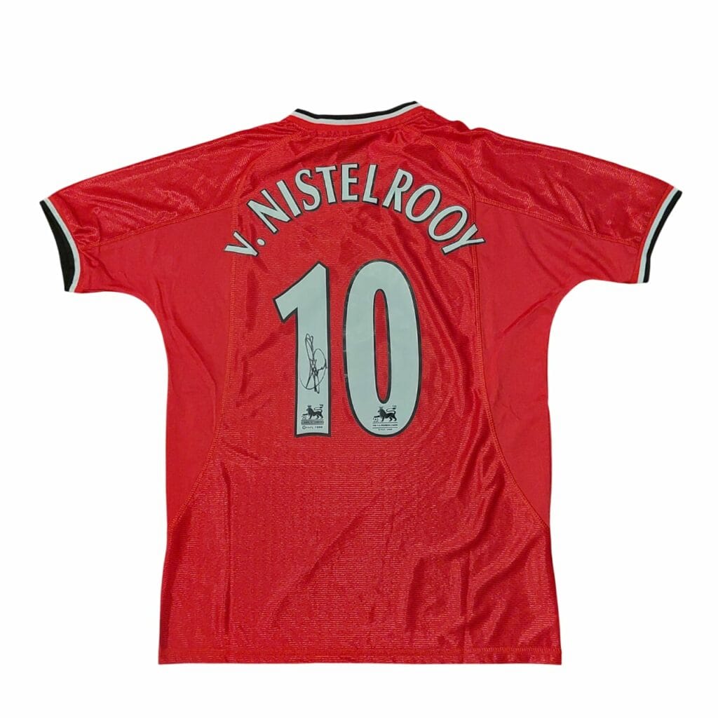 RUUD VAN NISTELROOY SIGNED MANCHESTER UNITED SHIRT - Grandstand Memorabilia